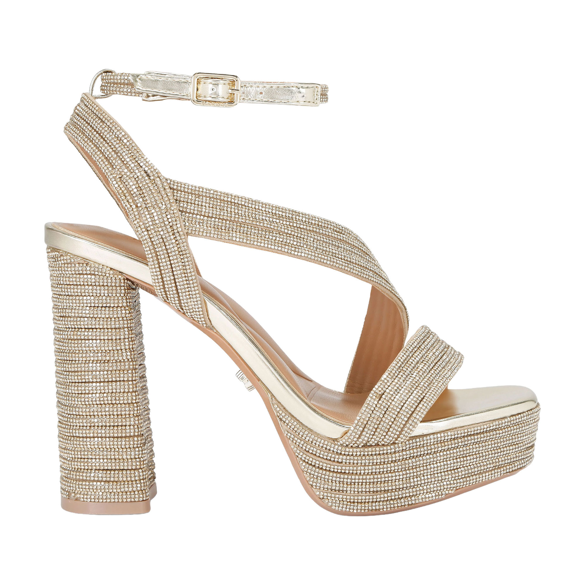 Gala Jewel Platform Block Heels