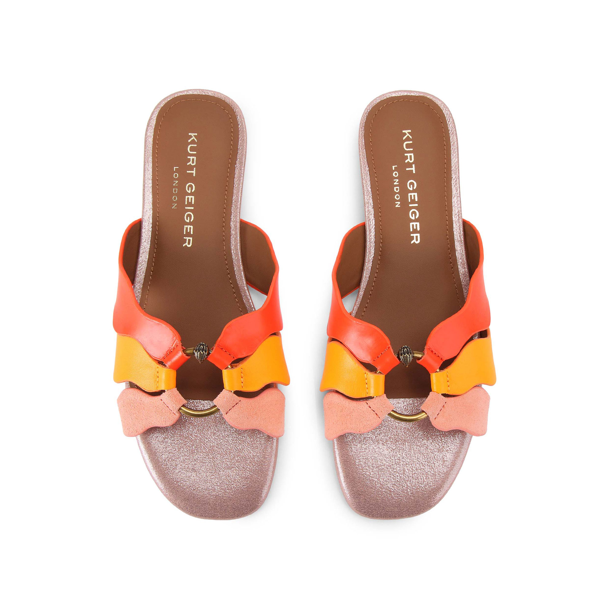KURT GEIGER LONDON Sun Wave Flat Sandals