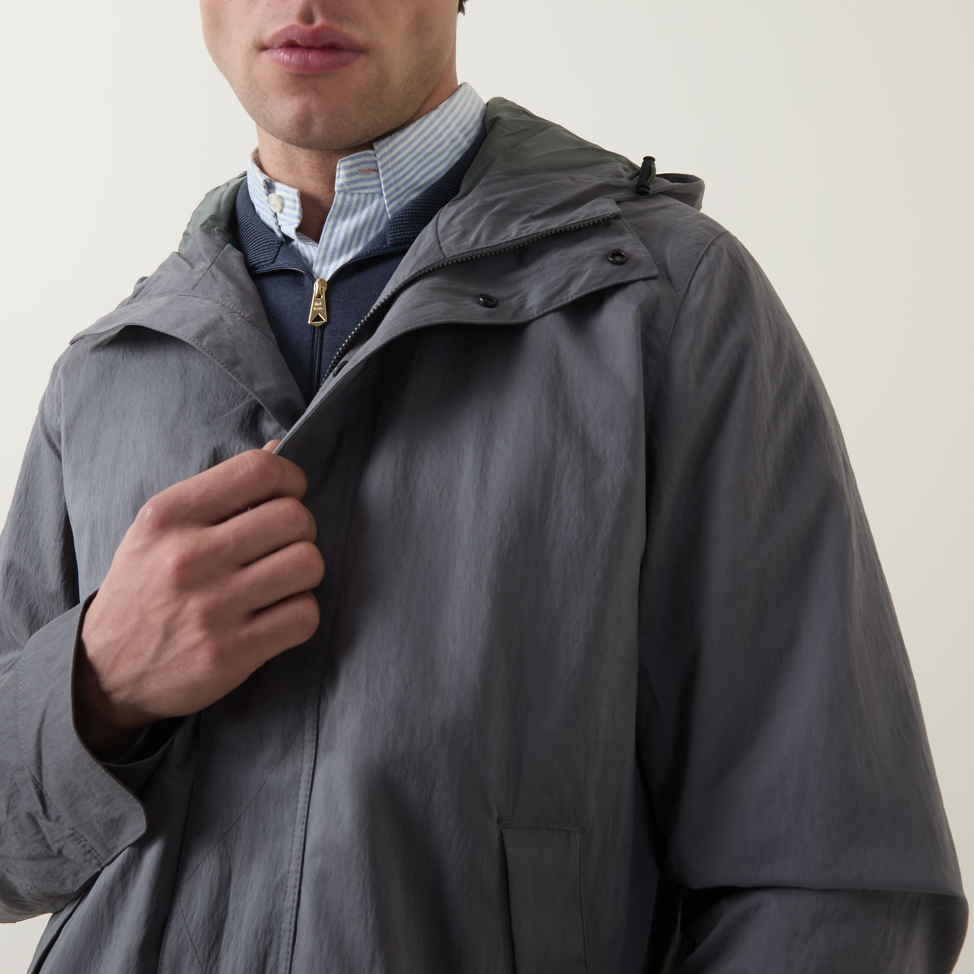 PS PAUL SMITH Technical Hooded Rain Jacket
