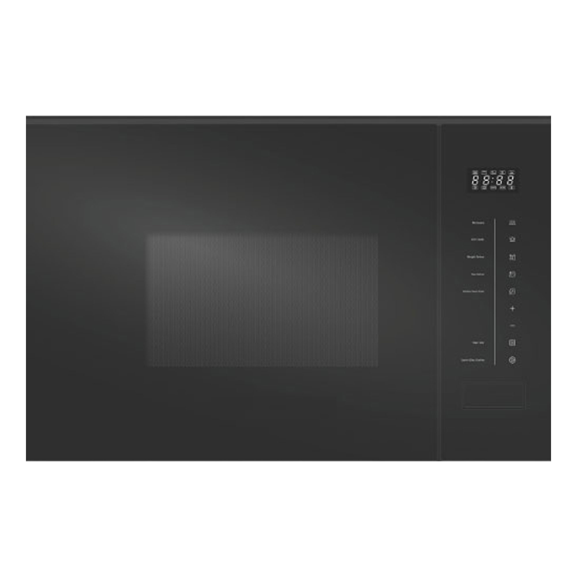 20L Built-In Microwave with Grill Black Glass